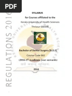 BDS Freshers CV Sample | PDF | Dental Degree | Dentistry