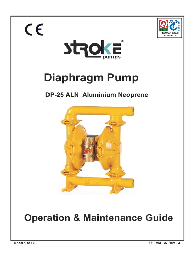 DP-25 Aln Manual (MM 27 R3) | PDF | Pump | Valve