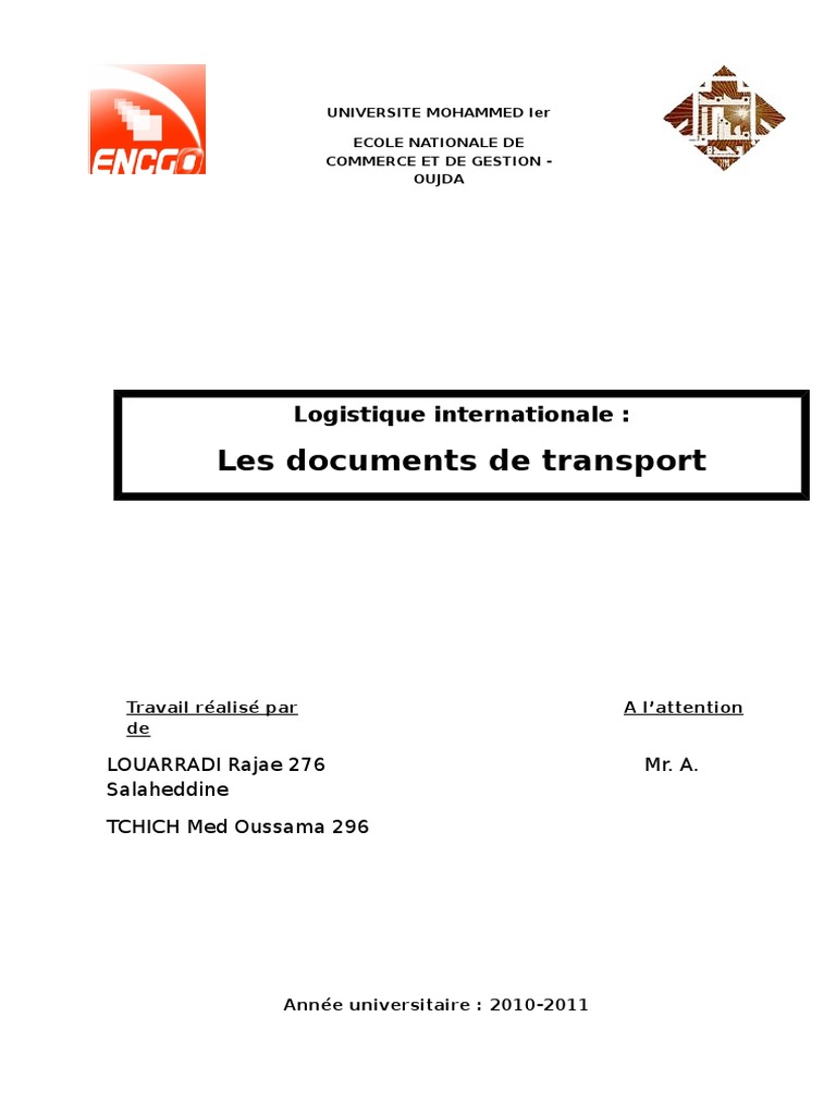 Documents Transport PDF | PDF