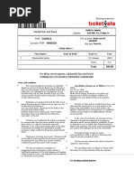 Apsrtc Ticket | PDF | Ticket (Admission) | Fare
