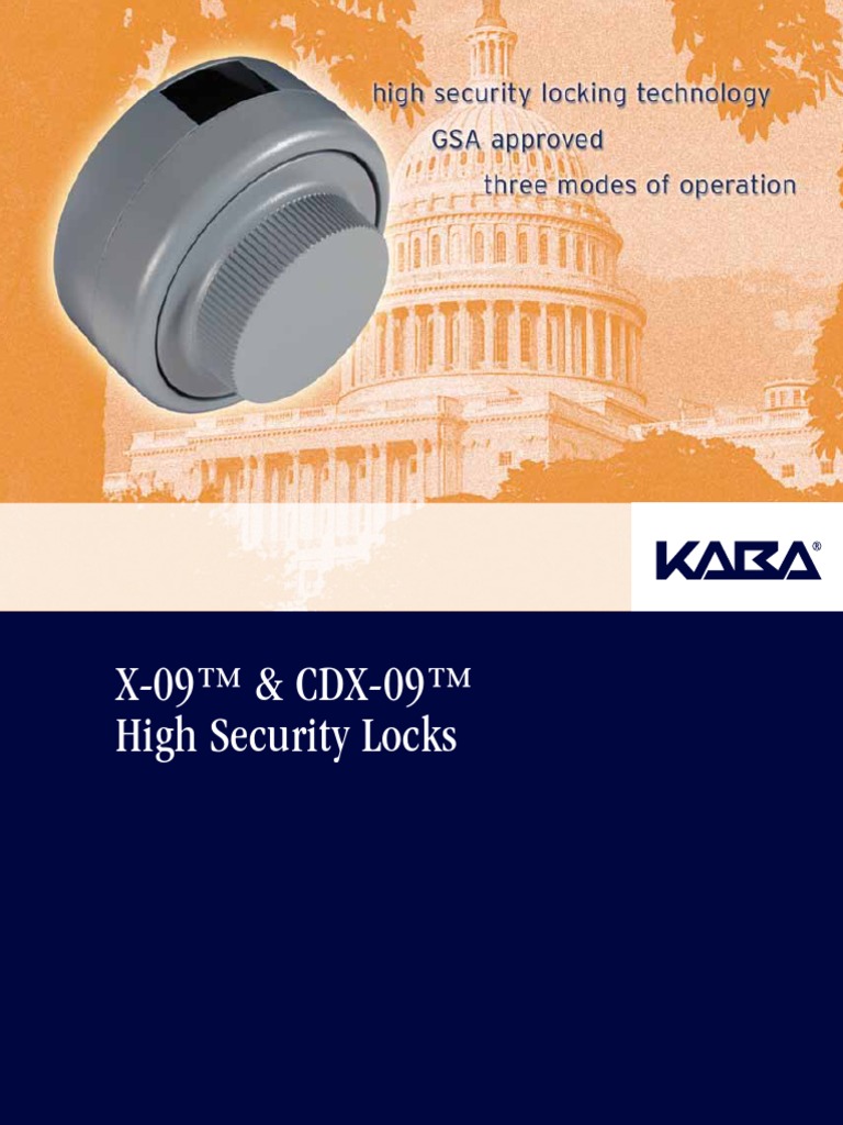 X 09 CDX 09 High Security Locks | PDF | Electrical Engineering ...