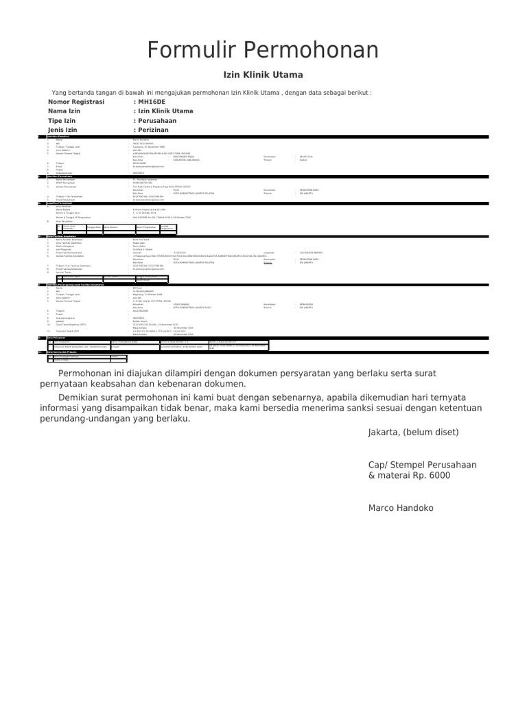 Print Pendaftaran Siup | PDF