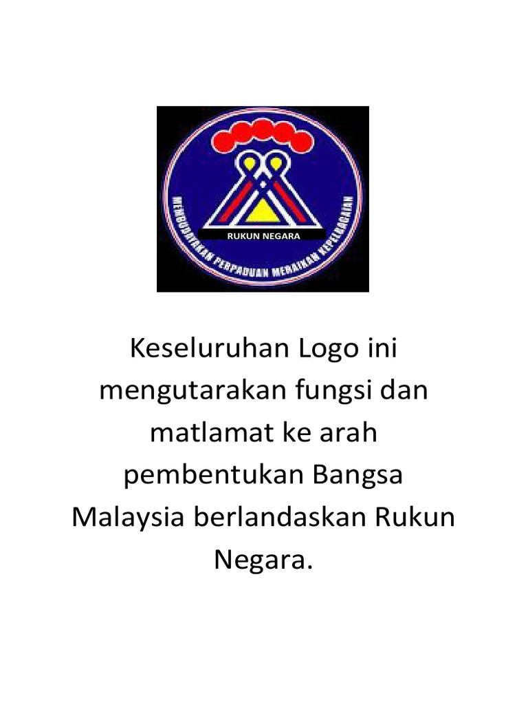 Keseluruhan Logo Ini Mengutarakan Fungsi Dan Matlamat Ke Arah ...