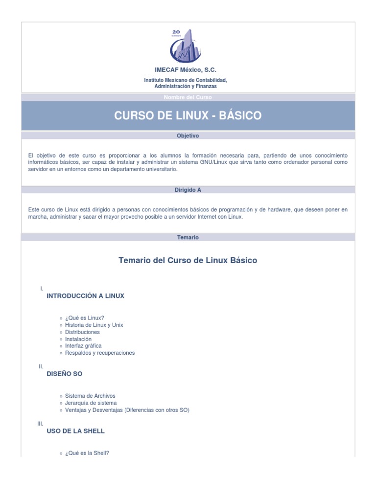 Curso Linux Basico Curso 374 PDF | PDF | Interfaz de línea de comando | Archivo de computadora