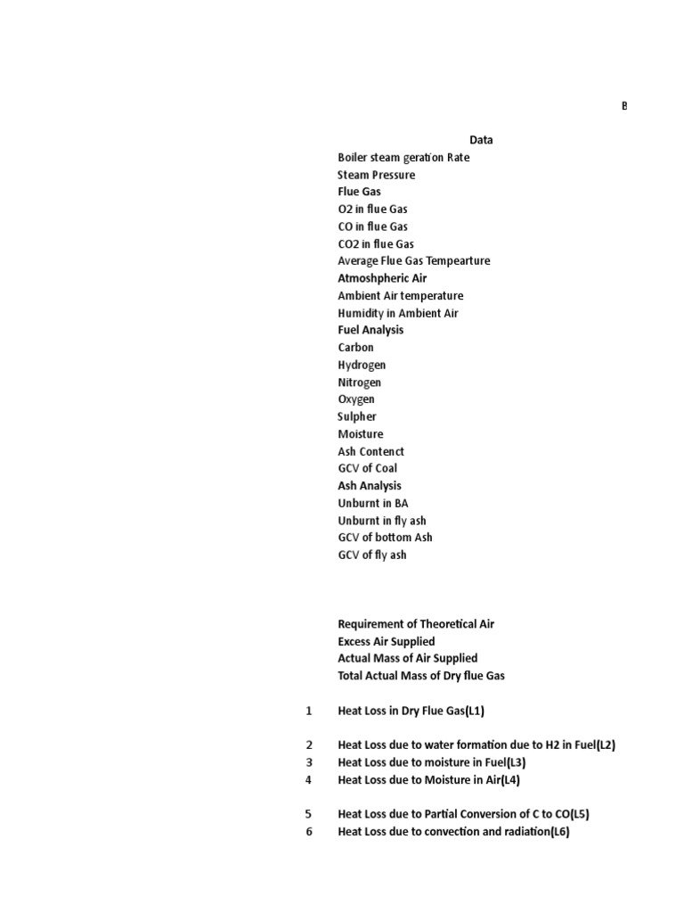 Boiler Efficiency Calculations | PDF | Boiler | Atmosphere Of Earth
