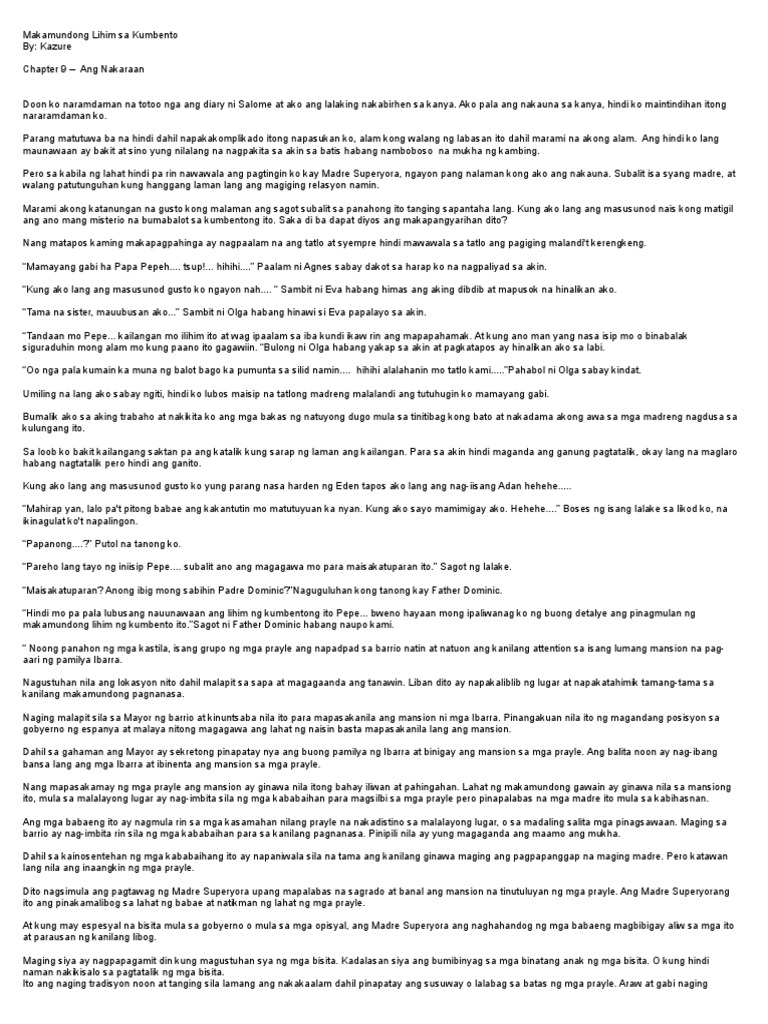 Lihim Sa Kumbento Part 9 | PDF