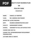 Commercial Poultry Farm Project Proposal | PDF | Poultry Farming | Farms