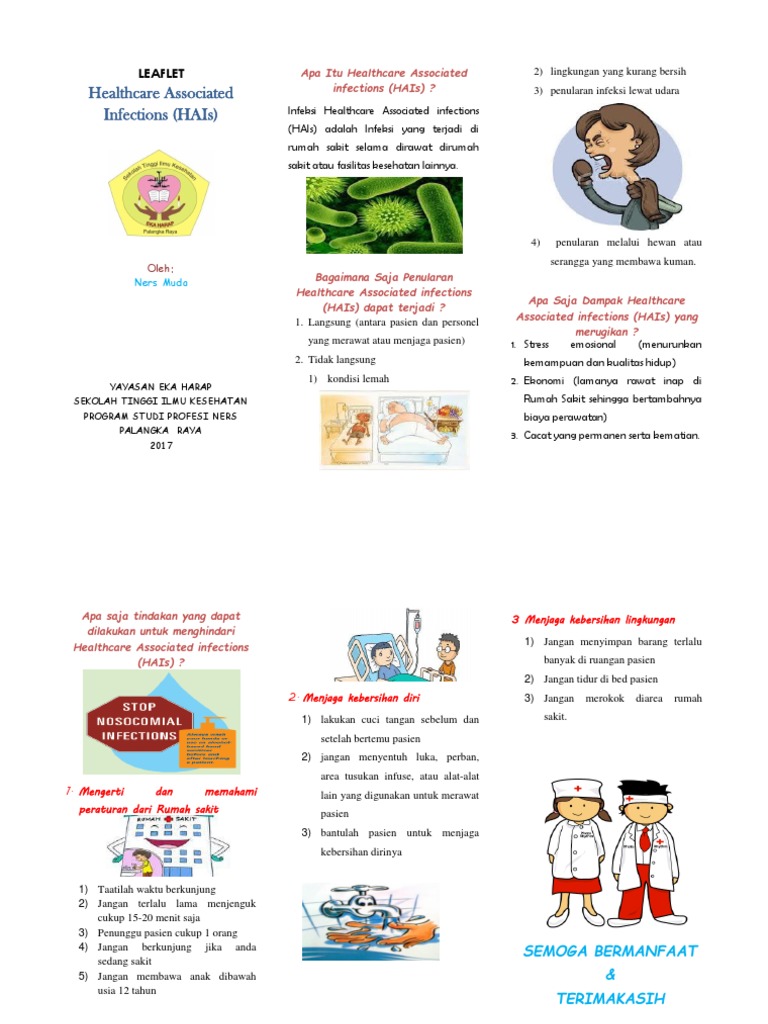 Leaflet Infeksi Nosokomial | PDF