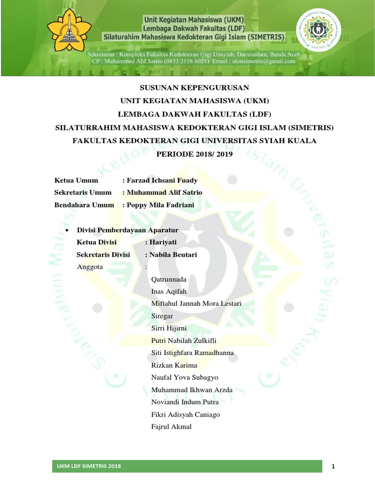 Draft LPJ Pertengahan PDF | PDF