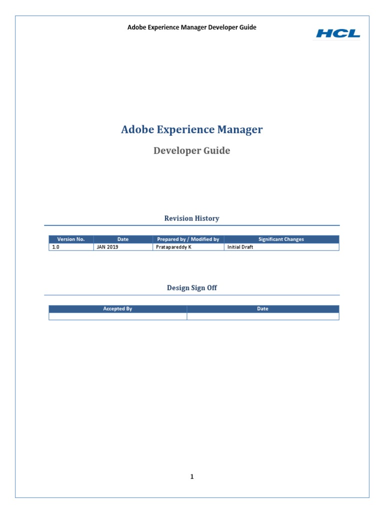AEM Developer Guide | PDF | Java (Programming Language) | Websites