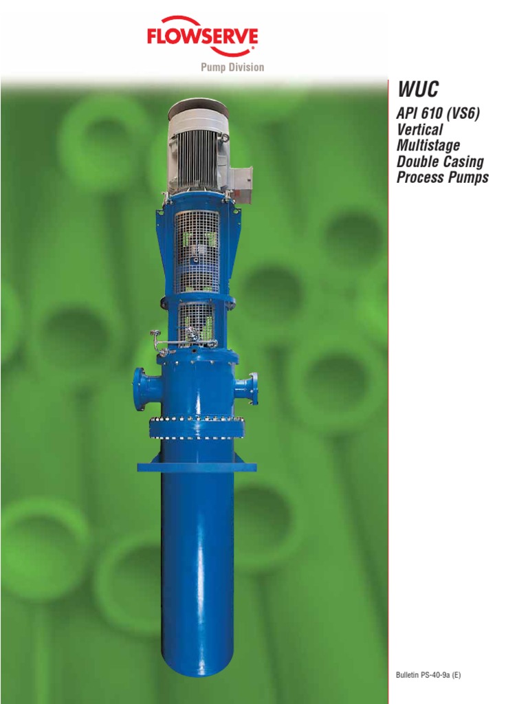 Flow Serve VS6 API Pump PDF | PDF | Pump | Bearing (Mechanical)