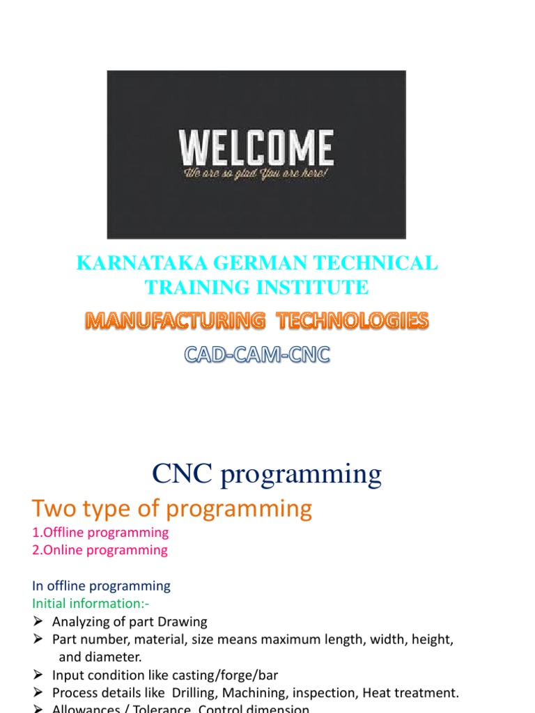CNC Programming | PDF | Numerical Control | Machining