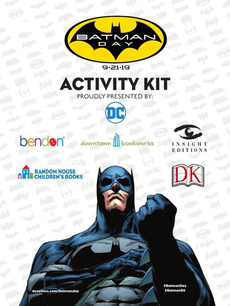 BatmanDayActivityKit PDF | PDF | Batman | Dc Comics Superheroes
