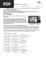 KET 2020 Answer Sheet PDF | PDF