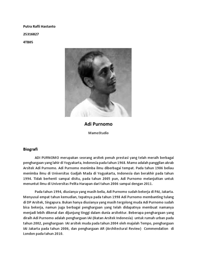 Adi Purnomo | PDF