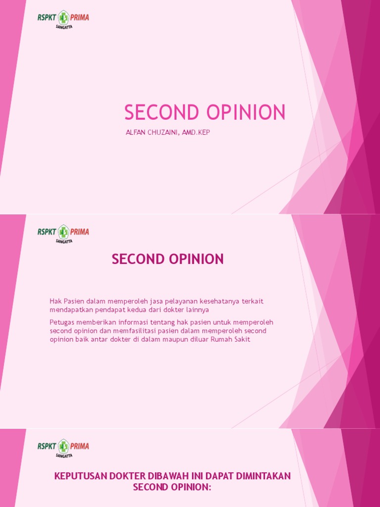 Hak Pasien untuk Mendapatkan Second Opinion | PDF