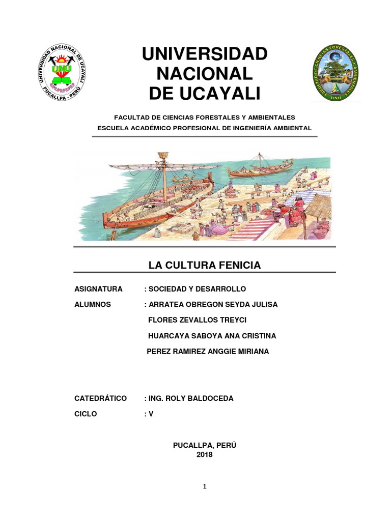 Cultura Fenicia: Legado y Características | PDF | Fenicia | Canaán