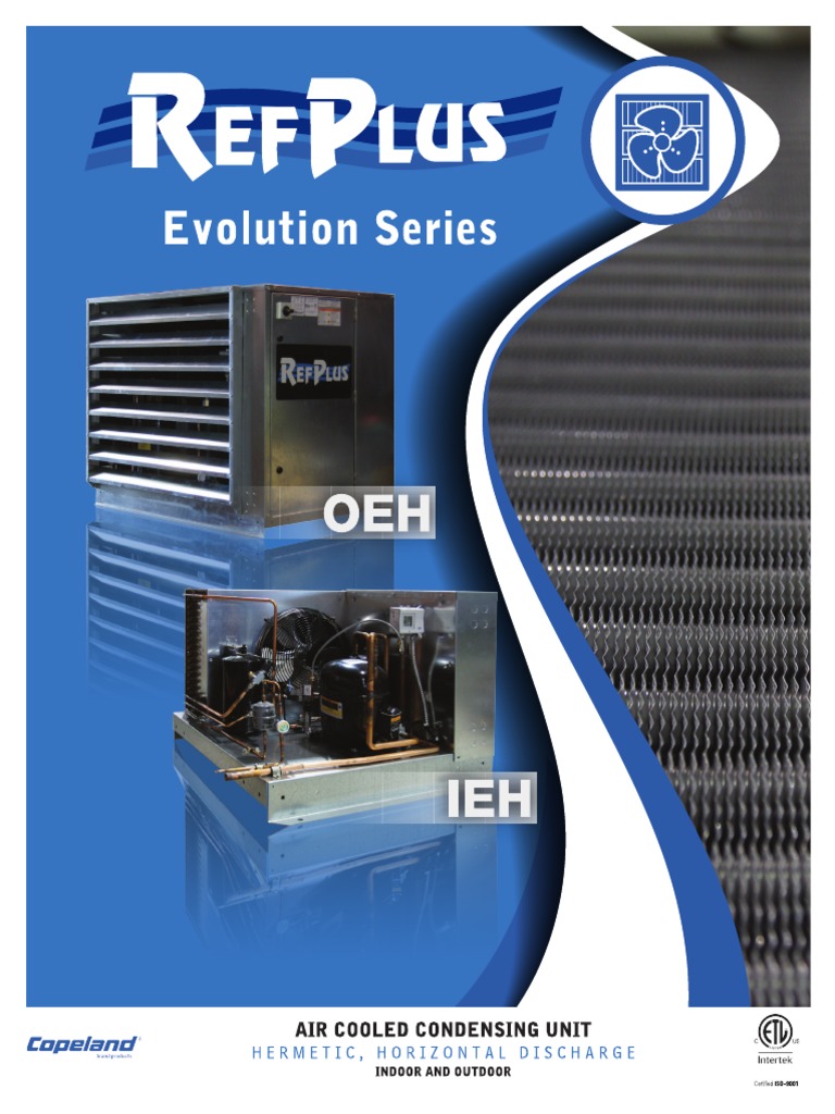 Ref Plus Condensing Unit Brochure | PDF | Switch | Equipment