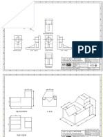 Isometric and Orthographic Drawing Exercises | PDF
