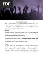 Seven Types of Praise | PDF | Psalms | Worship