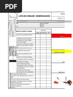 Check List Desbrozadora | PDF
