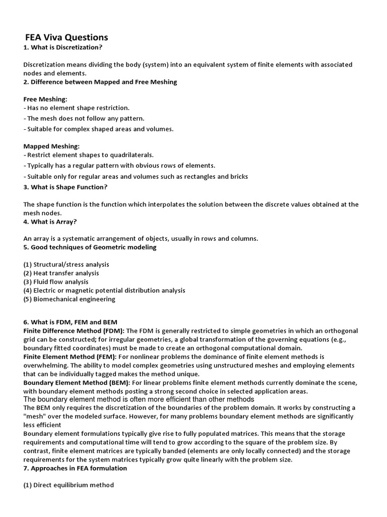 Stepped Bar | PDF | Boundary Element Method | Finite Element Method