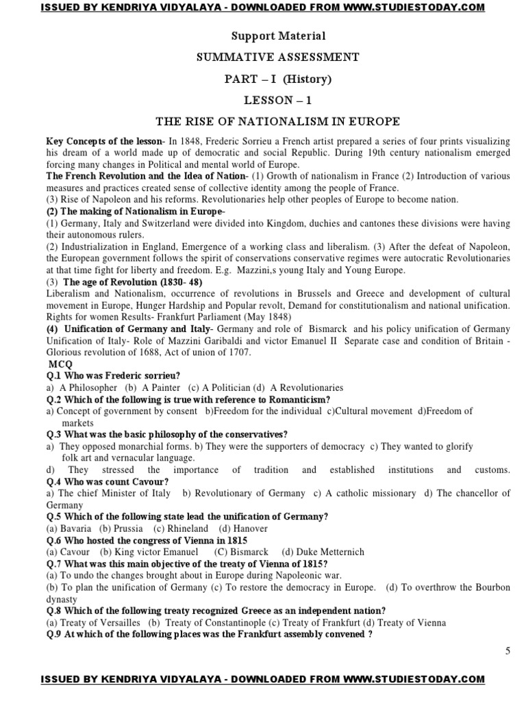 The Rise of Nationalism in Europe | PDF | Nationalism | Italy