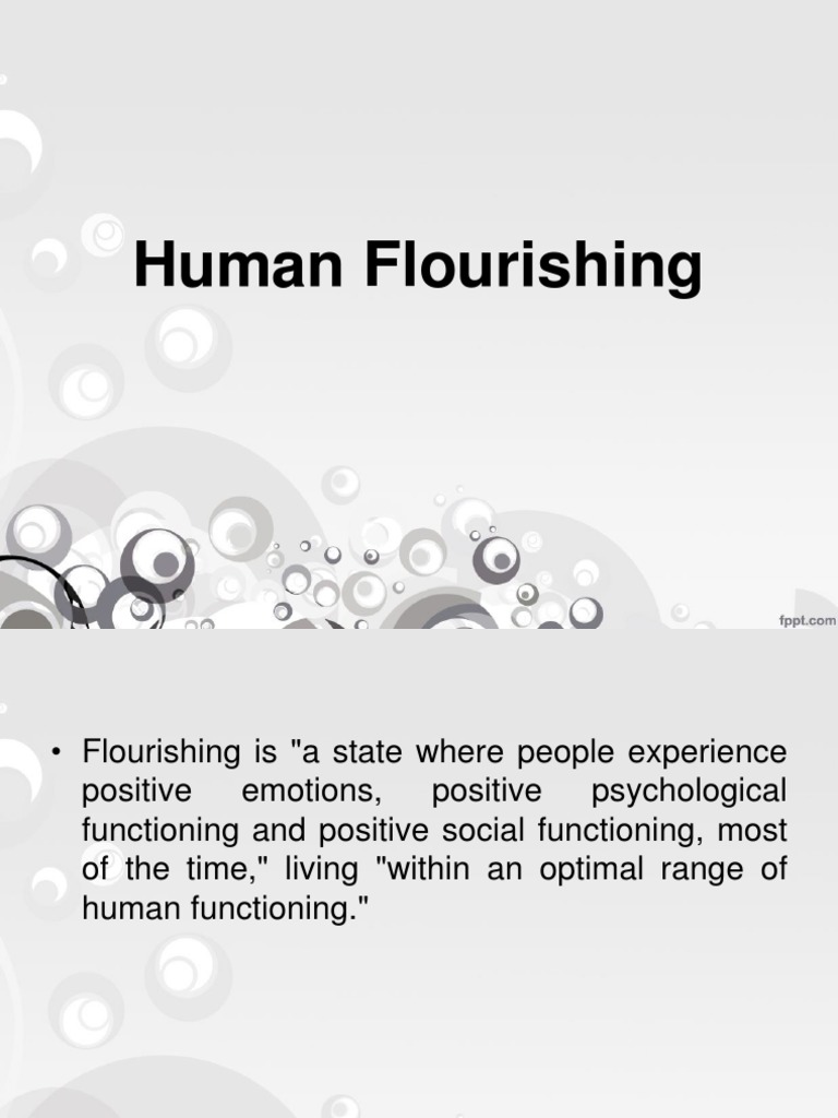 Understanding Human Flourishing and Eudaimonia | PDF