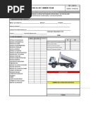 Chek List Transporte Camiones | PDF | Camión | Vehículos