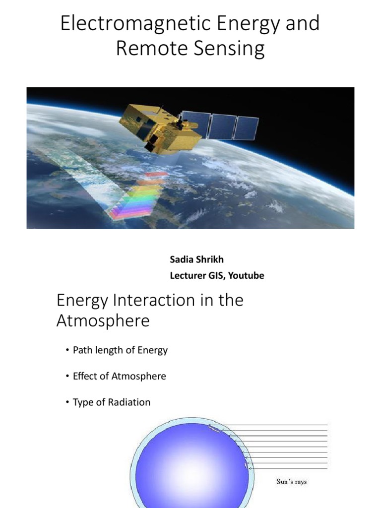 Interaction With Earth Surface (Remote Sensing) | Download Free PDF ...
