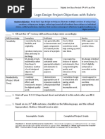 Logo Design Lesson Plan | PDF | Design | Rubric (Academic)