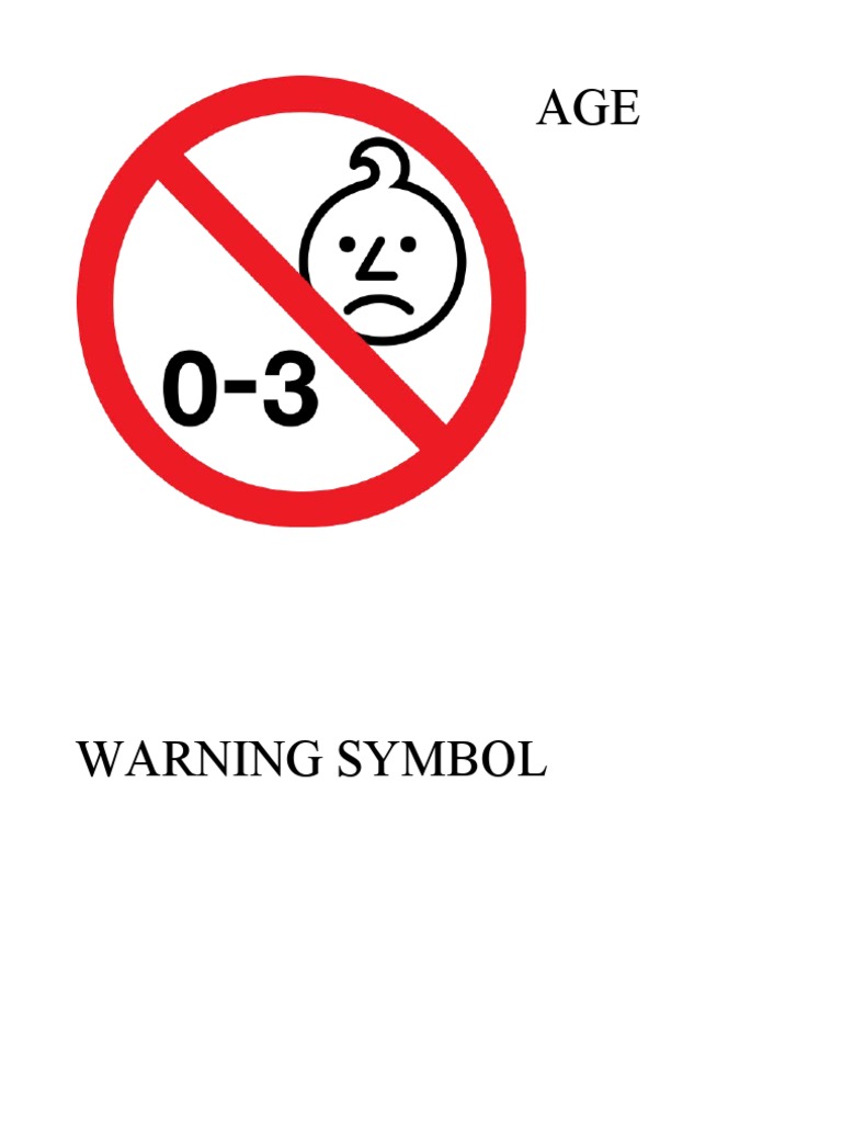 Age Warning Symbol | PDF