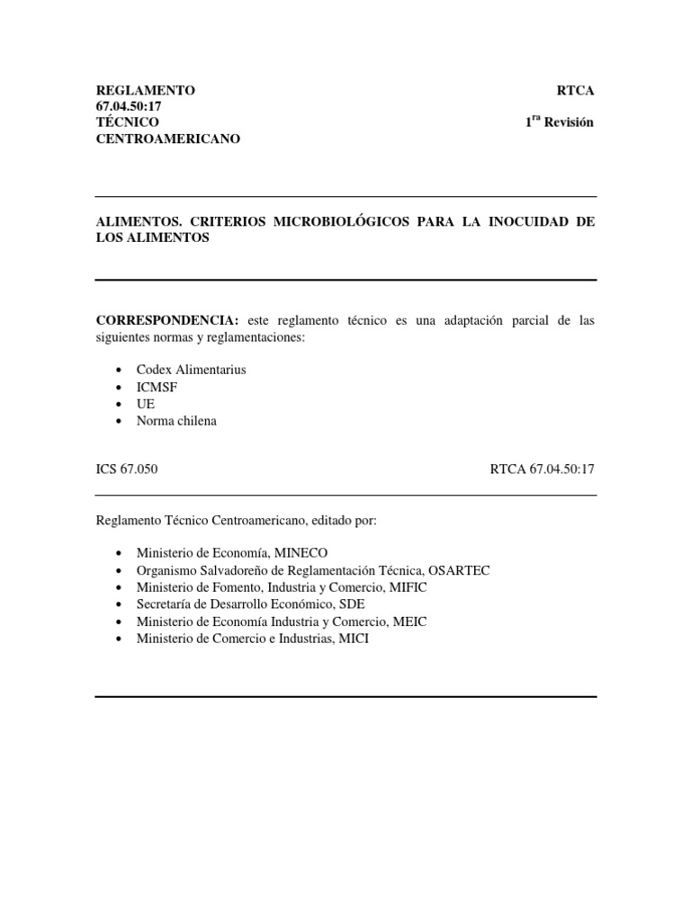 RTCA | PDF | Productos lácteos | Alimentos