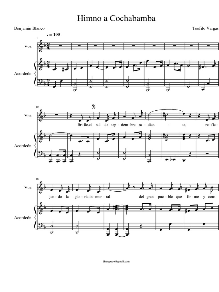 Himno a Cochabamba: Un homenaje musical a la ciudad de Cochabamba y su ...