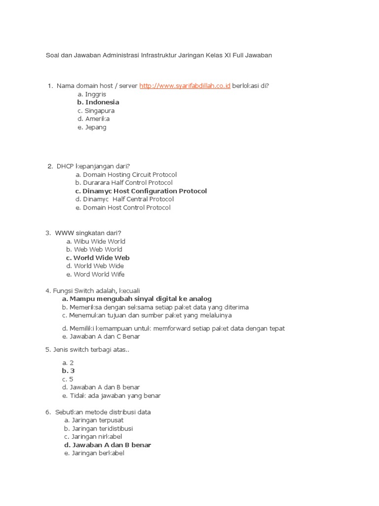Soal AIJ Kelas XI | PDF | Metode & Bahan Ajar | Teknologi & Rekayasa
