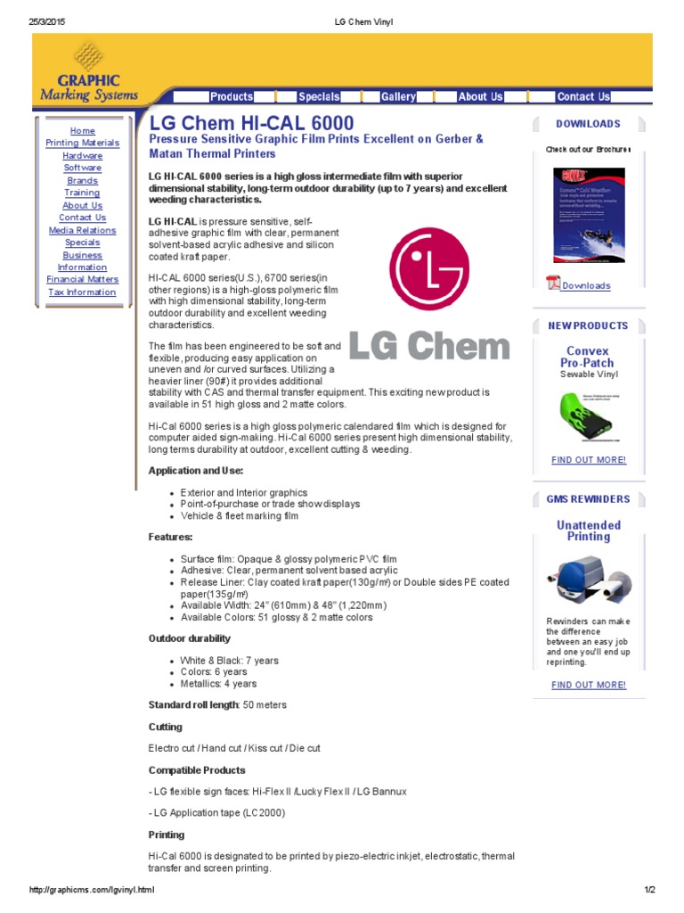 LG Chem Vinyl | PDF | Polyvinyl Chloride | Blue