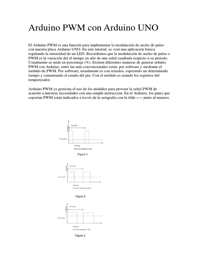 Arduino PWM Con Arduino UNO | PDF | Diodo emisor de luz | Electromagnetismo