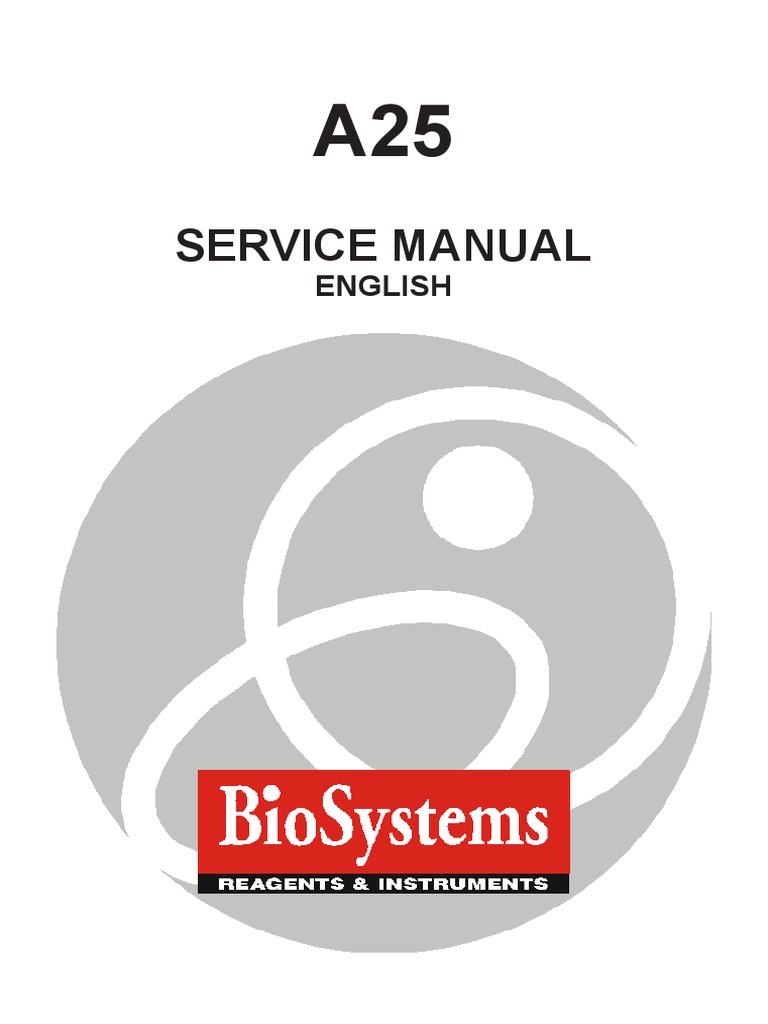 Biosystems - A25 Manual | PDF | Computer Program | Programming