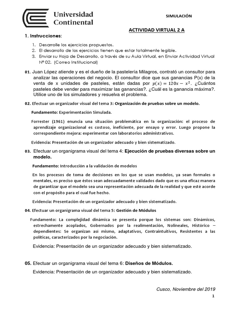 Actividad Virtual 2.A | PDF | Cognición | Ciencia cognitiva