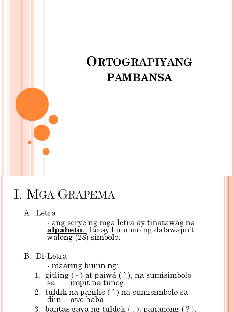 2013 Ortograpiya | PDF