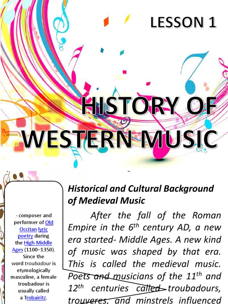 Lesson 1 Medieval Music | Download Free PDF | Performing Arts ...