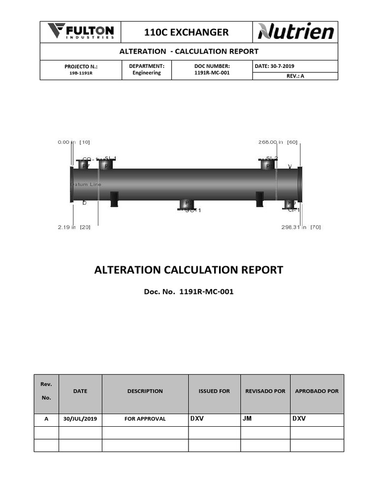 Calculation Report PDF Pounds Per Square Inch Screw