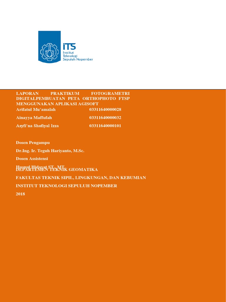 Laporan Peta FTSP Its | PDF