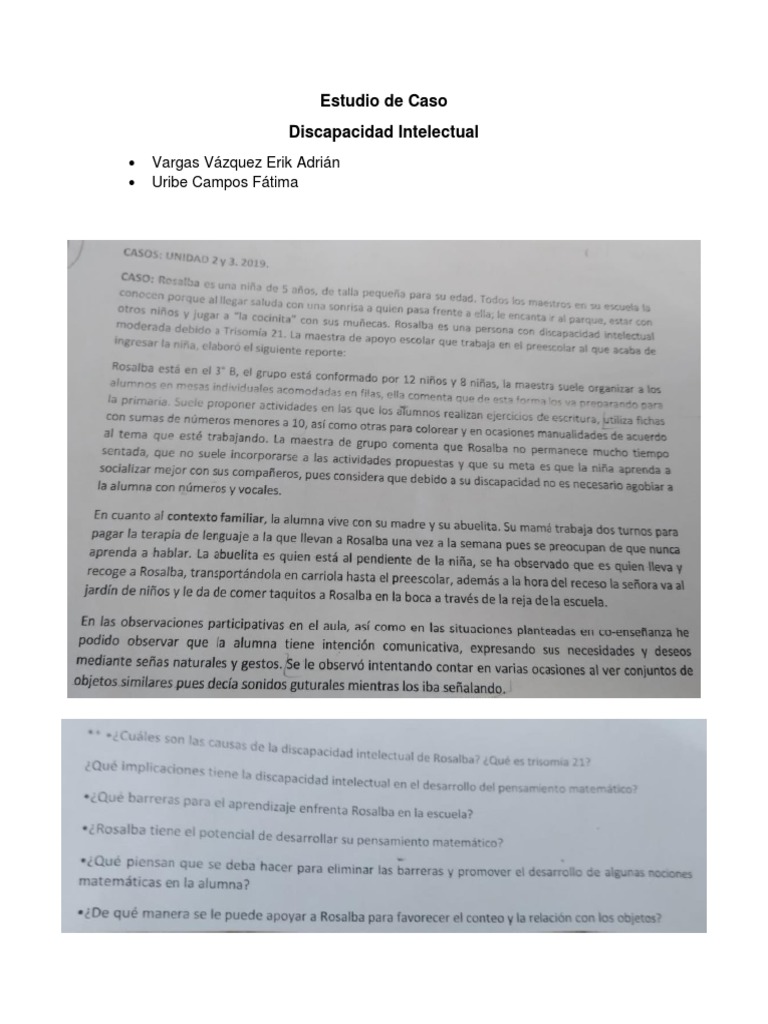 Estudio de Caso (Rosalba) | PDF