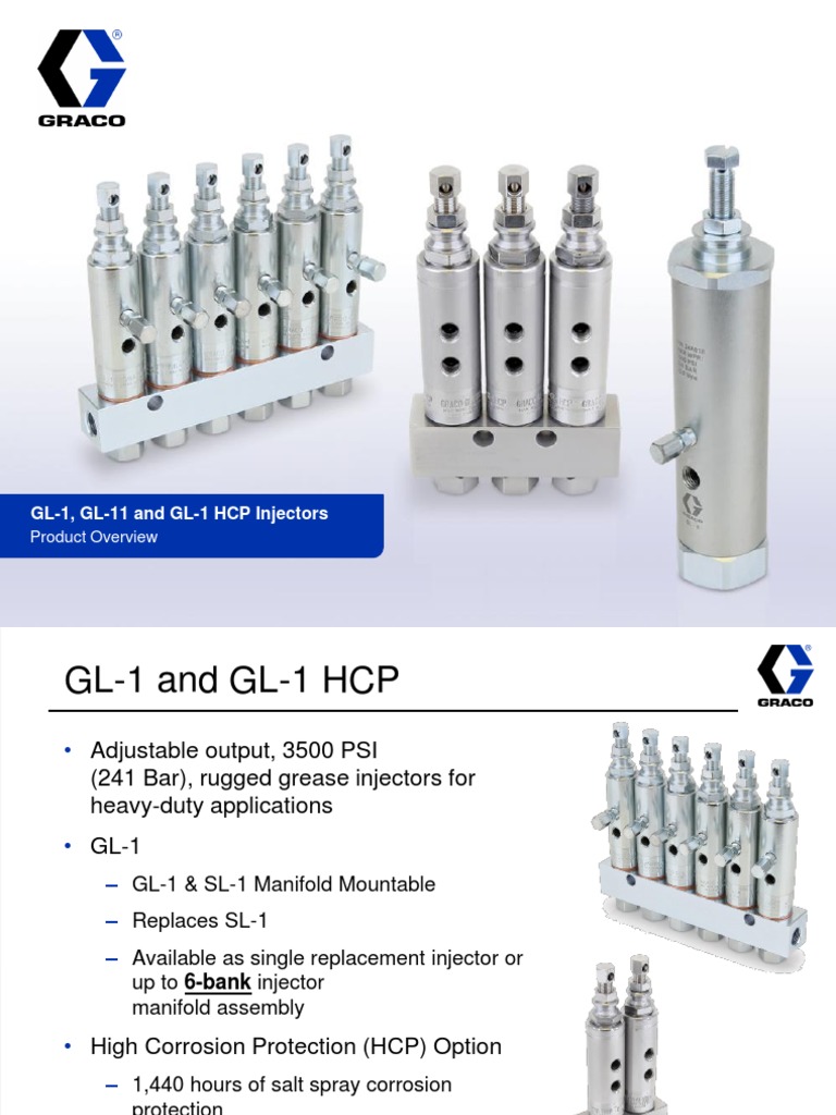 Graco GL-1 and GL-11 Grease Injectors | PDF | Manufactured Goods ...