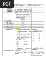 Quadratic Formula Lesson Plan | PDF | Quadratic Equation | Equations