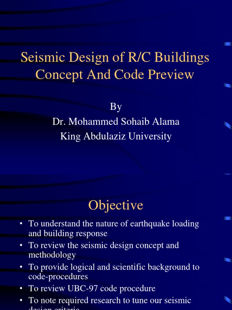 Seismic Design - 2000 | PDF | Earthquakes | Strength Of Materials