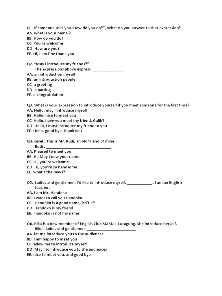 English Comprehension Test with Multiple Choice Questions | PDF