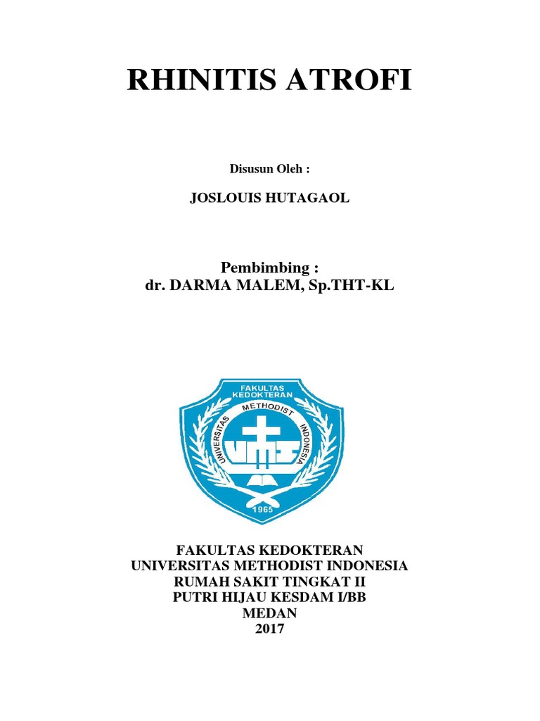 Rhinitis Atrofi | PDF