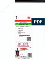 Aadhaar Card | PDF | Identity Document | Access Control